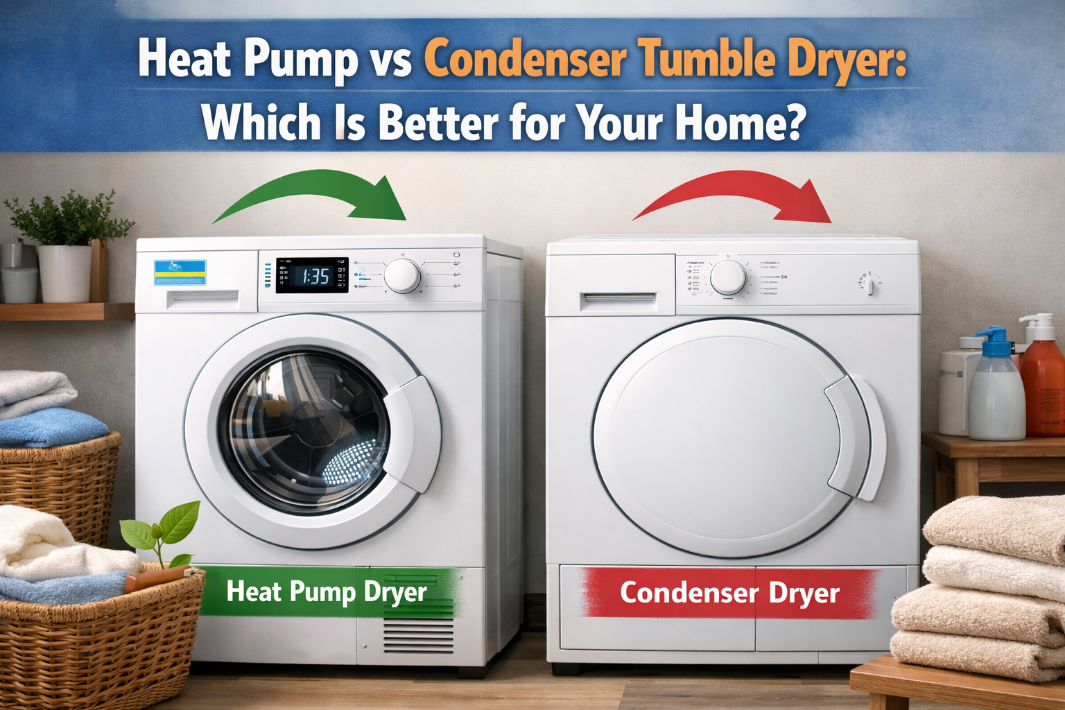 Heat Pump vs Condenser Tumble Dryer | UK Guide 2026 – Core Appliances